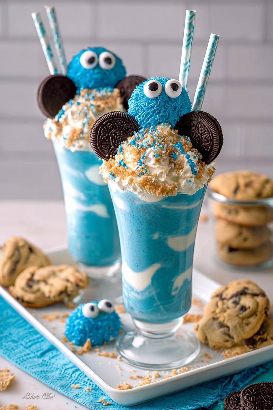 Cookie Monster Freakshakes | FlavorFuture - Easy Dinner Recipes & Quick ...