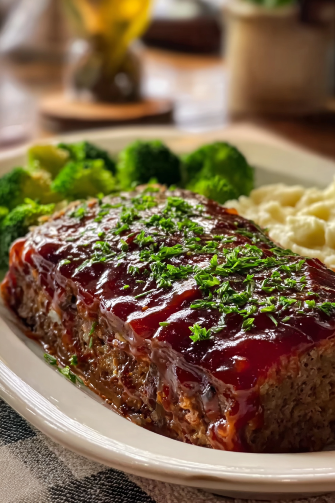Meatloaf with Sweet and Savory Glaze Recipe | Easy Comfort Food ...