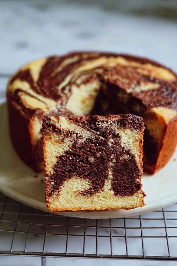 Classic Marble Cake Recipe | Easy & Moist Dessert | FlavorFuture - Easy ...