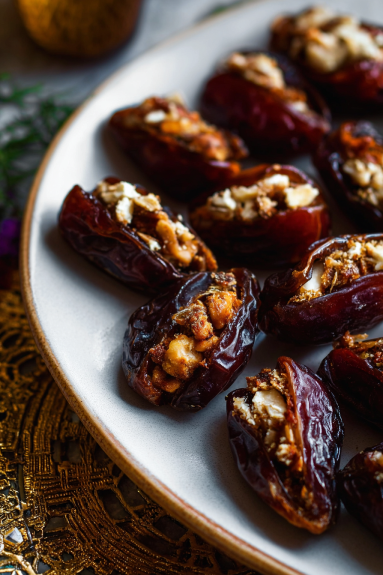 Roasted Goat Cheese Stuffed Dates with Rosemary Walnuts | FlavorFuture ...