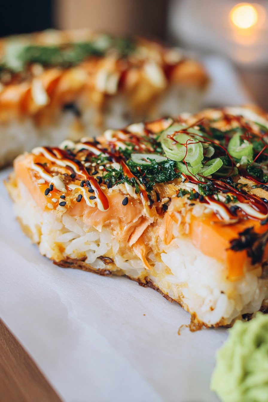 Salmon Sushi Bake Recipe (Easy & So Delicious!) | FlavorFuture - Easy ...